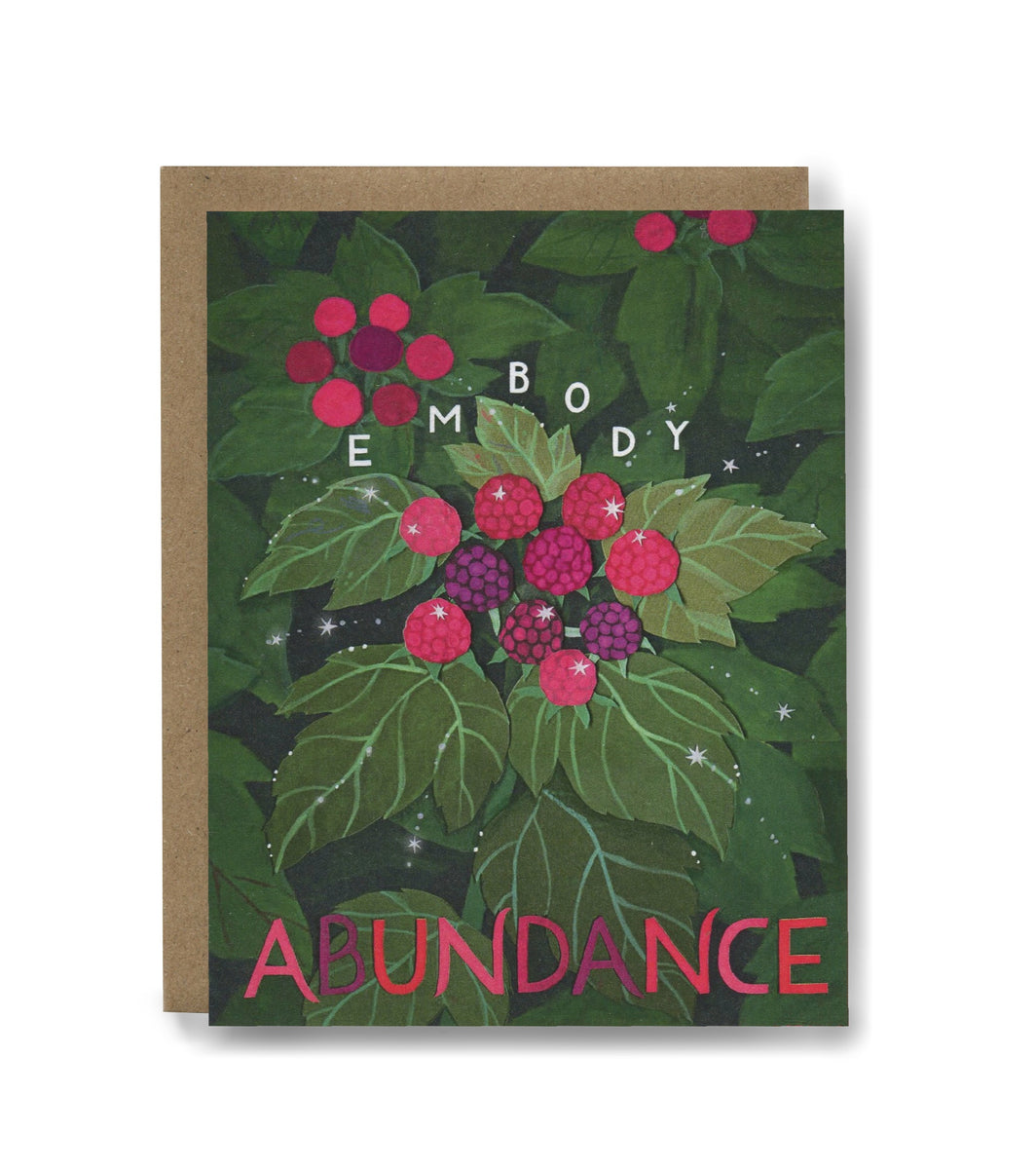 Abundance Greeting Card – Olly Costello Creative Practice
